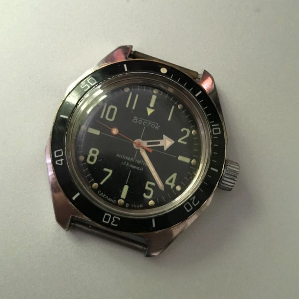 Soviet Amphibian Diver VOSTOK Sniper dial watch Serviced | WatchCharts ...