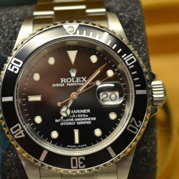 FS: Rolex Sub 16610 F Serial- Box/Papers/RSC Complete Overhaul on 7/7 ...