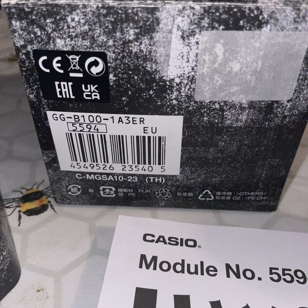 Casio G Shock Mudmaster GG-B100-1A9ER Box manual and Tin only ...