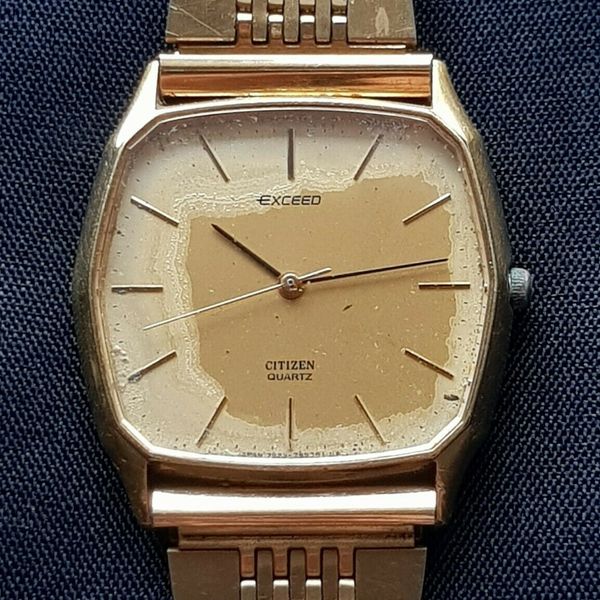 Vintage Citizen Quartz Exceed Gold Mens Japan Battery Watch | WatchCharts