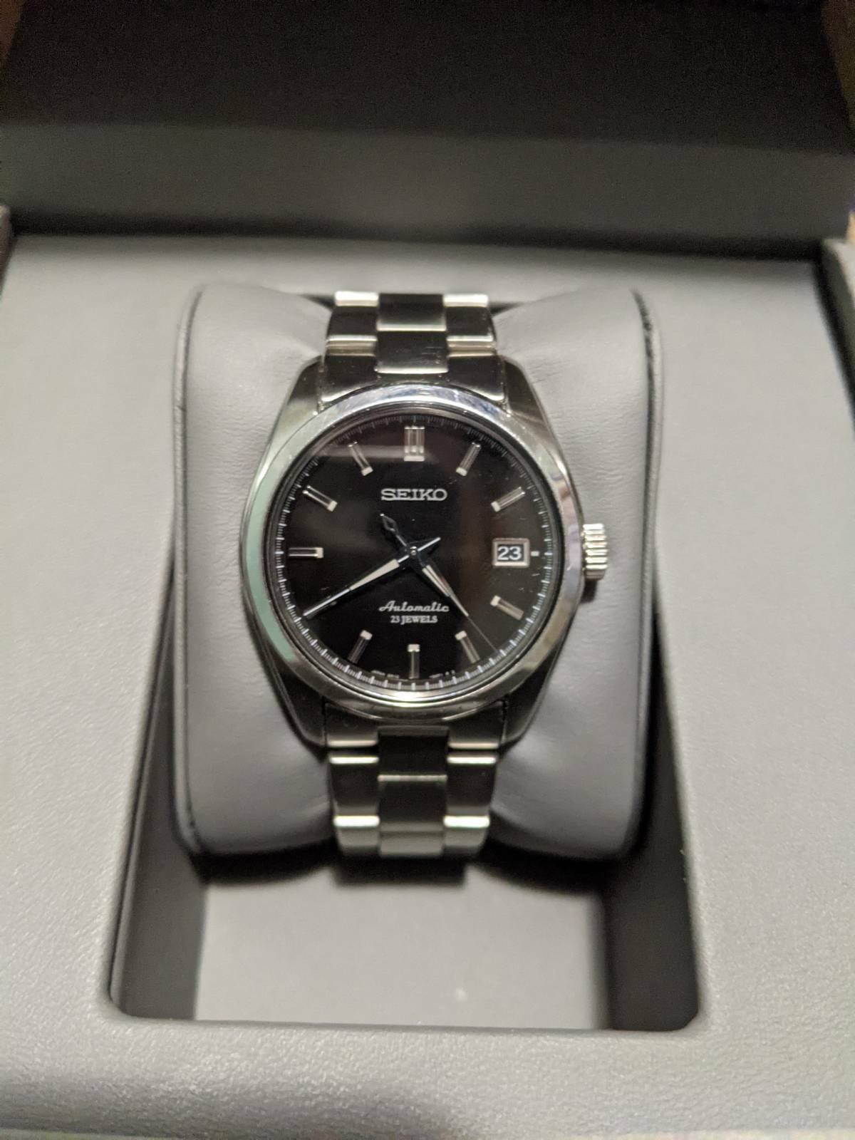 Seiko Men's Japanese-Automatic Watch with Stainless-Steel Strap SARB033 ...