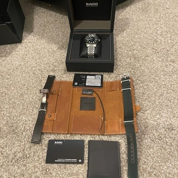 [$1,350 USD] FS: RADO CAPTAIN COOK GREEN DIAL REF: R32505208 - FULL SET ...