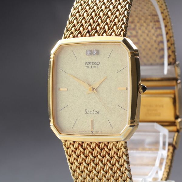 [Near MINT] Vintage SEIKO Dolce 9521-5210 Gold Women's Quartz Watch From JAPAN | WatchCharts ...