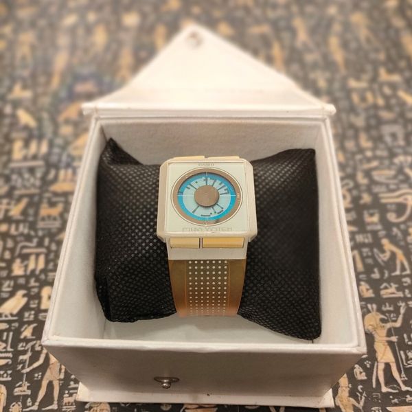 Vintage Rare 2D Casio Film Watch FS-02 World Time Databank For Parts Or ...