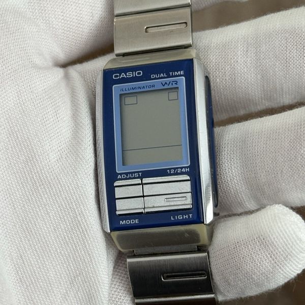 Rare Vintage Casio Futurist LA-201W Dual Time Illuminator Watch JDM 90s ...