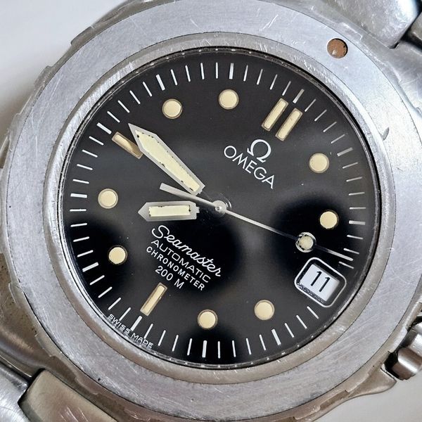 GERALD GENTA OMEGA Seamaster AUTOMATIC 368.1042 Rare Ghost Bezel ...