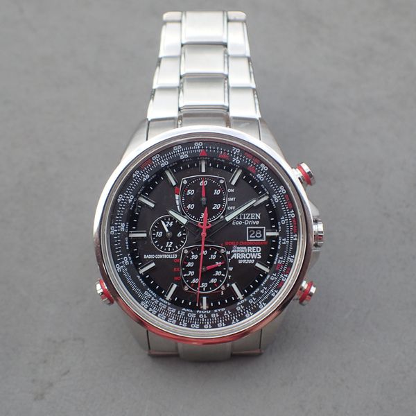 [£225 GBP] Citizen Red Arrows World Time Chronograph AT8060-50E ...