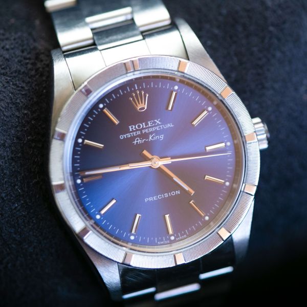 [WTS] Rolex Air King - 14010M - Blue Dial - 2004 [REDUCED] | WatchCharts
