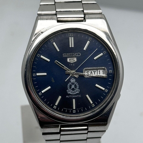 Rare Seiko 5 Vintage Automatic Oman Military 6309-9000 Japan Made Men's ...