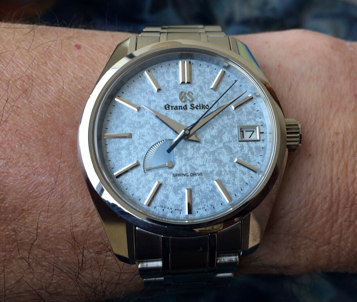 Grand Seiko Spring Drive US Limited Edition SBGA387, SS, Blue "Kira ...