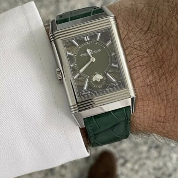 Jaeger LeCoultre Atelier Reverso, Green Marble, Duo Face: RARE AND ...