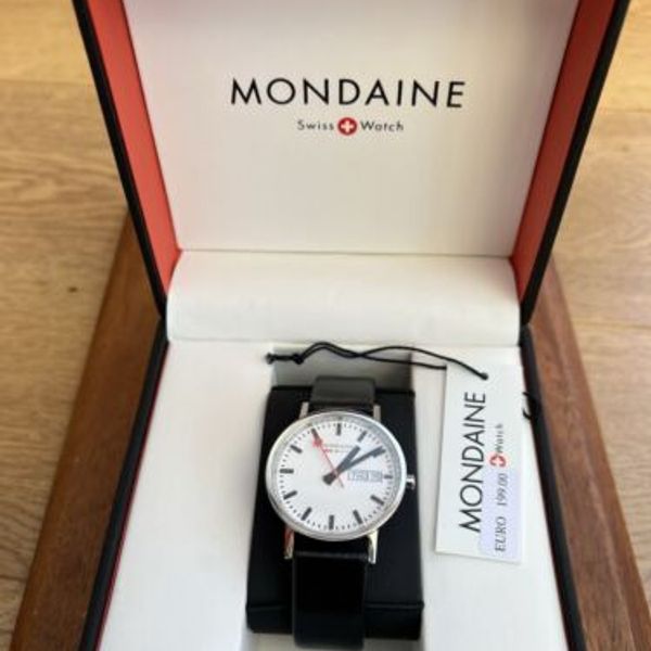Mondaine Quartz Watch - not working, faulty movement, with original box ...