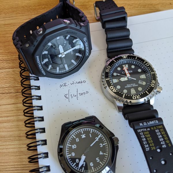 [WTS] Casioak GA-2100-1AER, Citizen Promaster, Custom Seiko | WatchCharts