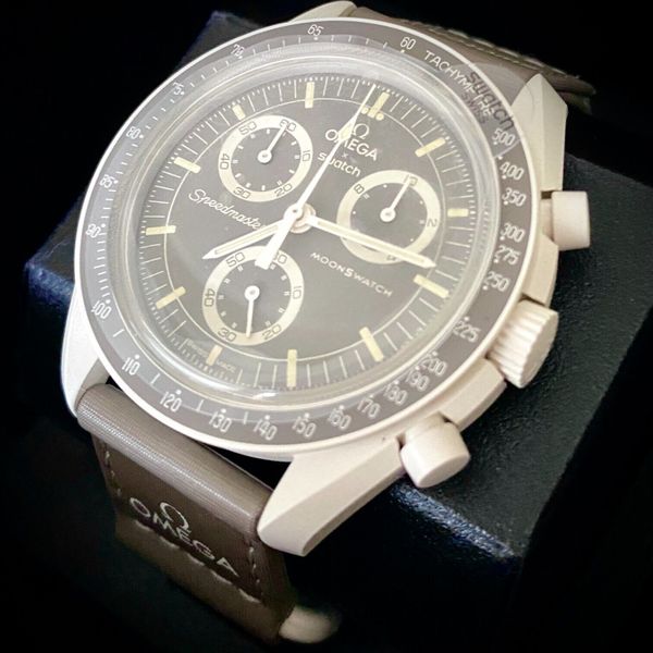OMEGA X SWATCH SpeedMaster MoonSwatch MISSION ON EARTH - DESERT Chron ...