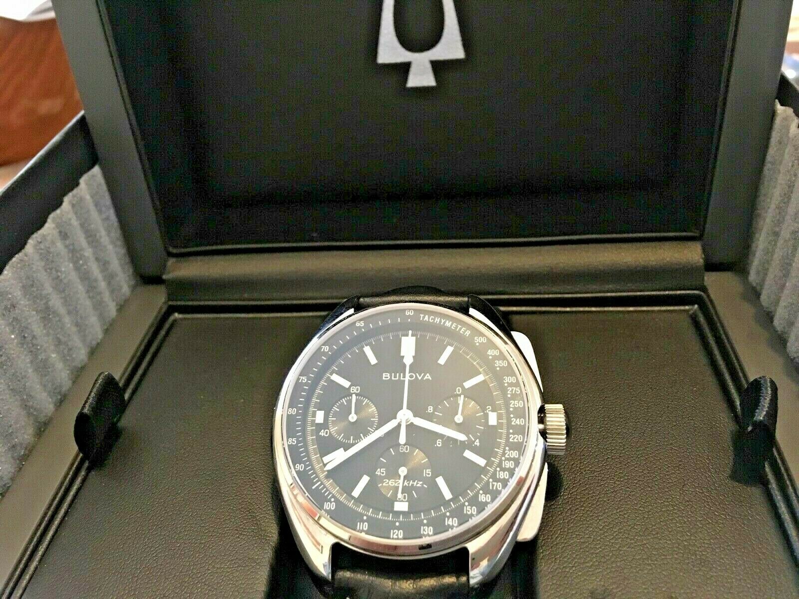NEW - Bulova Men's 96A225 Special Edition Lunar Pilot Chronograph Moon ...