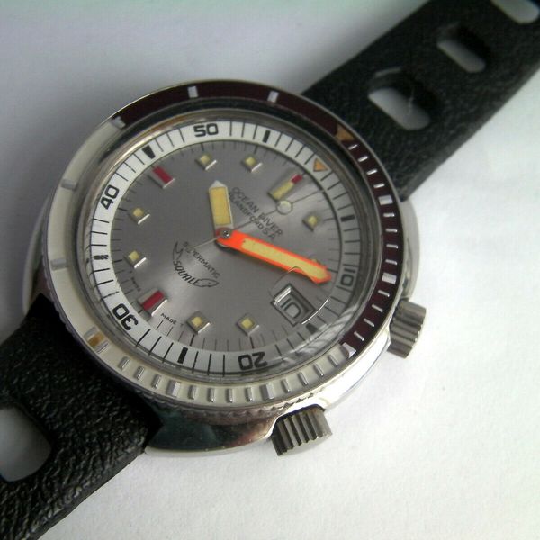Squale Ocean Diver Blandford SA Supermatic Vintage Automatic Watch 2 ...
