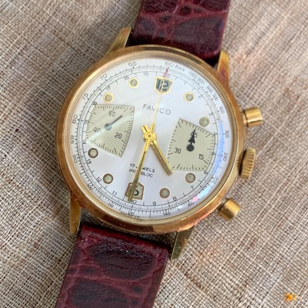 Valjoux 7730 Favico (by Yema) Rally Chronograph. 1960s. Immaculate ...