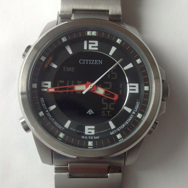Citizen Promaster Wingman analog/digital world time watch (C471-S026725 ...