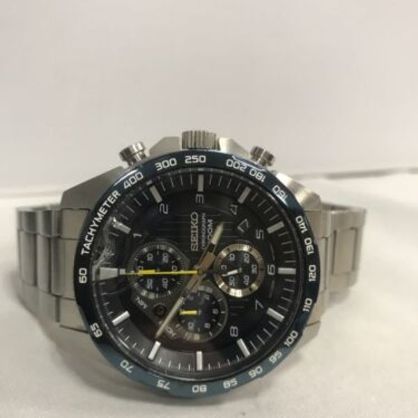 Seiko Men's Stainless Steel ESSENTIALS Chronograph Watch - SSB321 MSRP ...