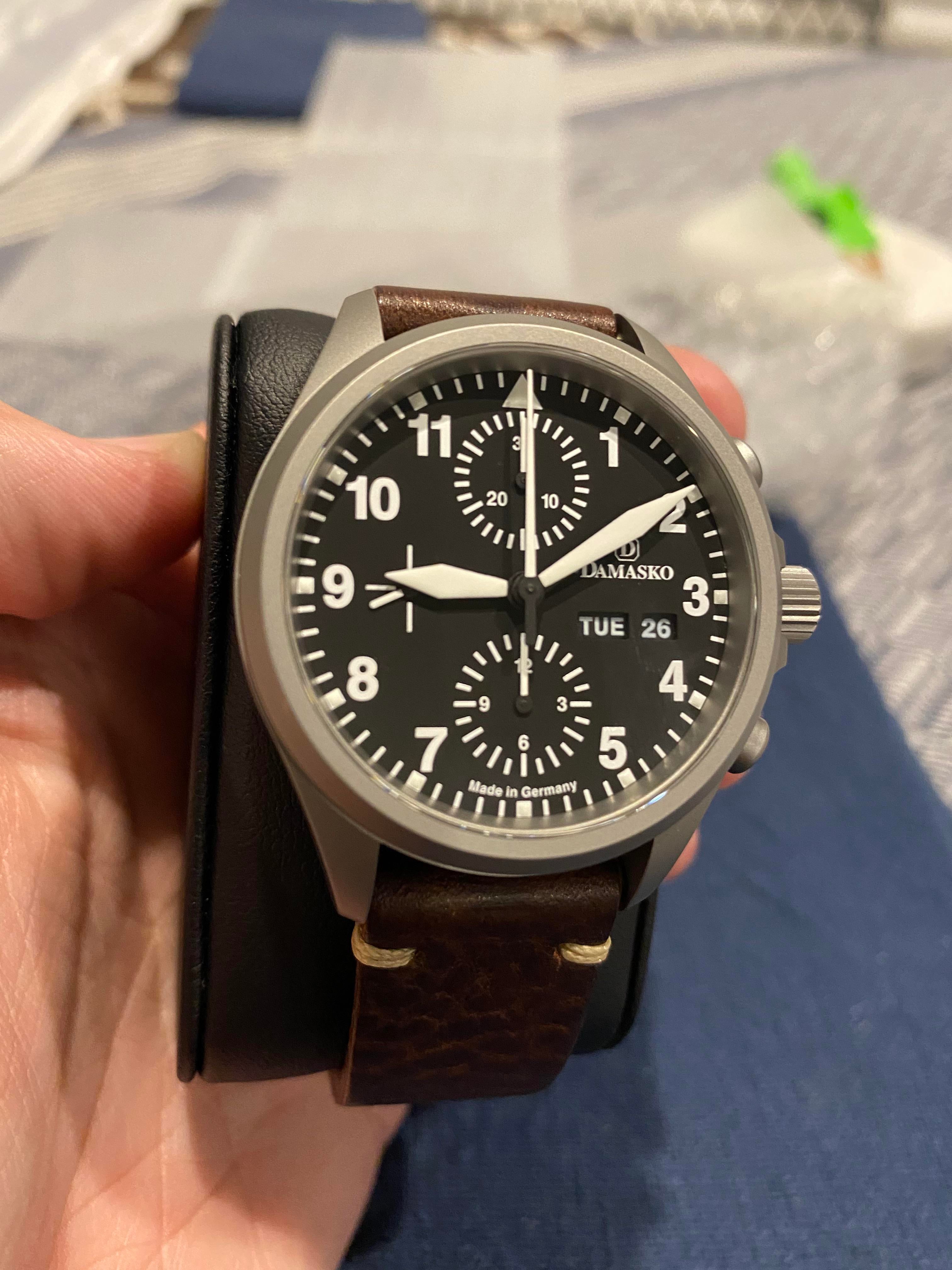 [WTS] Damasko DC56 + Extra Damasko Leather Strap | WatchCharts Marketplace