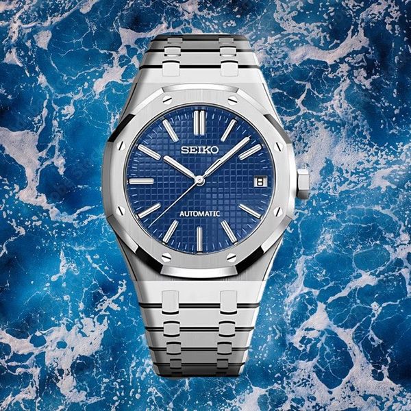 Seiko mod AP Watch - Blue Dial | WatchCharts Marketplace