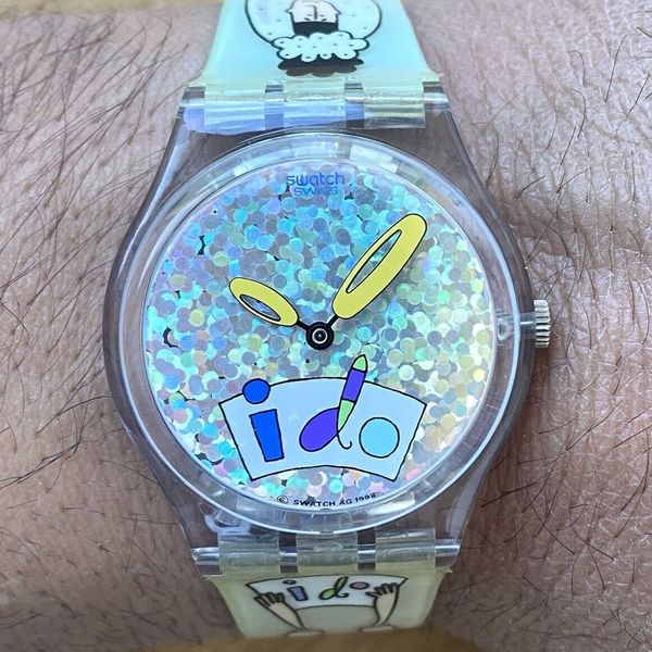 1998 Bedazzled Swiss Made Wedding Swatch Watch Gift for Women, Swatch ...