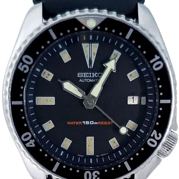 Vintage SEIKO 7002 diver watch with Genuine dial, hands, BIG case ...