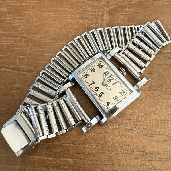 Vintage rolex marconi mobiles lugs art deco swiss watch circa 1930's ...