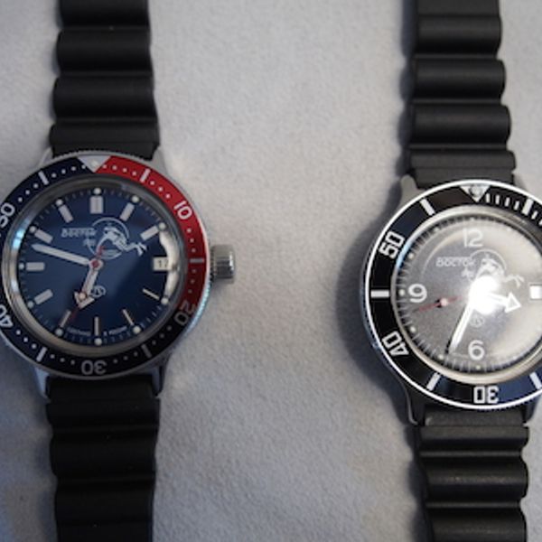 SOLD: Vostok 420 Custom Dive watch with Murphy Bezels | WatchCharts ...