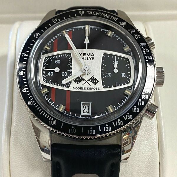 Yema Rallye Mario Andretti Limited Edition Automatic Chronograph NIB ...