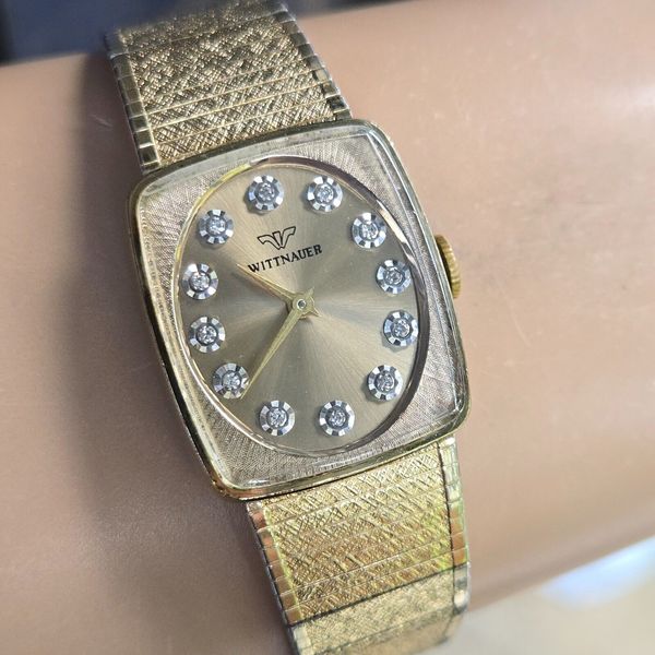 Vintage WITTNAUER men's manual wind watch cal.8K 17Jewels swiss 1960s ...