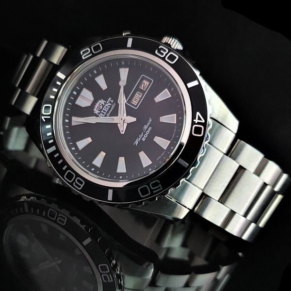 Orient MAKO XL Japanese Watch Automatic 46943 Diver Men's Wristwatch ...