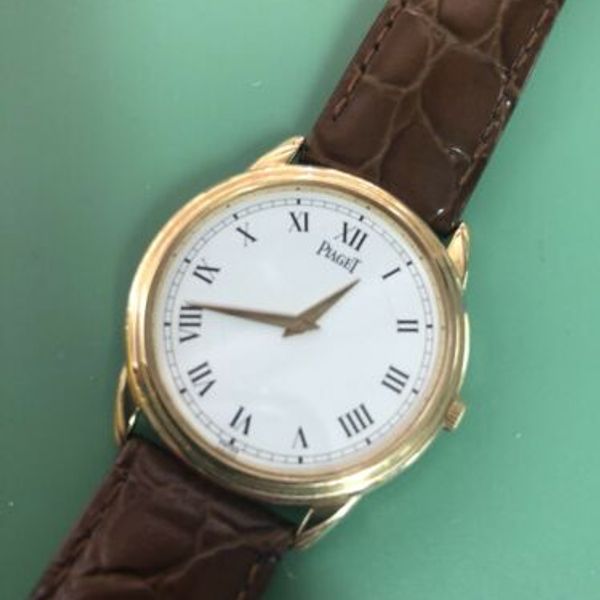 Piaget 18ct Yellow Gold Wristwatch 9P2 Manual Wind | WatchCharts ...