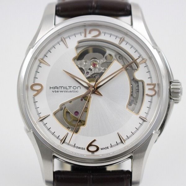 [Used] Hamilton Jazzmaster Beaumatic Automatic Watch Men's Semiskeleton ...