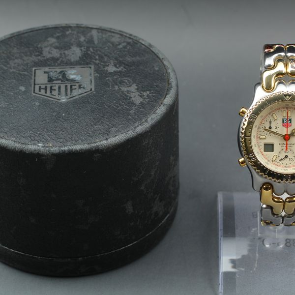 [Exc+5 Box] TAG HEUER CG1123-0 SENNA SEL S/el Chronograph Men's Watch ...