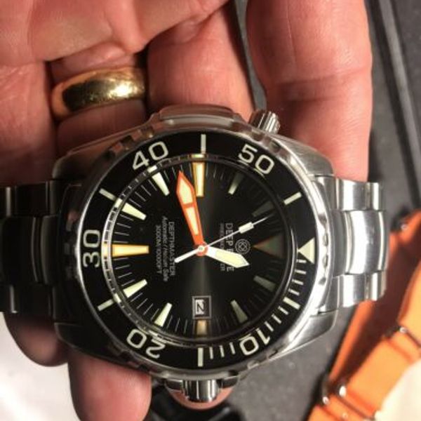 Men's Deep Blue Depthmaster 3000 Automatic Limited Edition ...