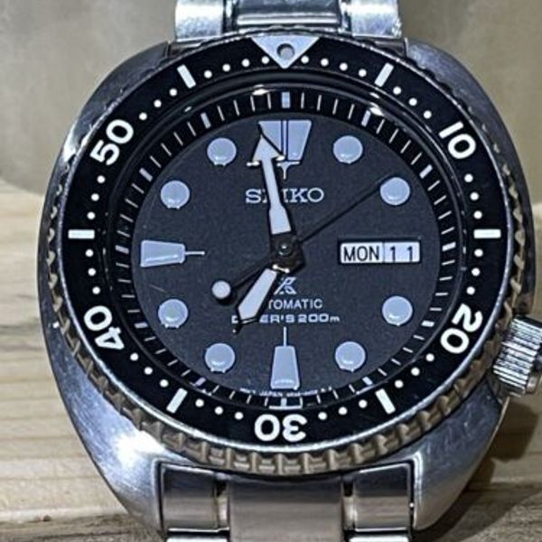 Seiko Prospex Men's Black Watch - SRP777 Turtle | WatchCharts Marketplace