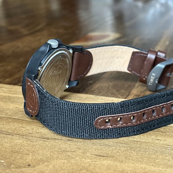 TIMEX Acadia EXPEDITION Nylon/Leather Men's Watch - TW4B08200 MSRP: $61 | WatchCharts Marketplace