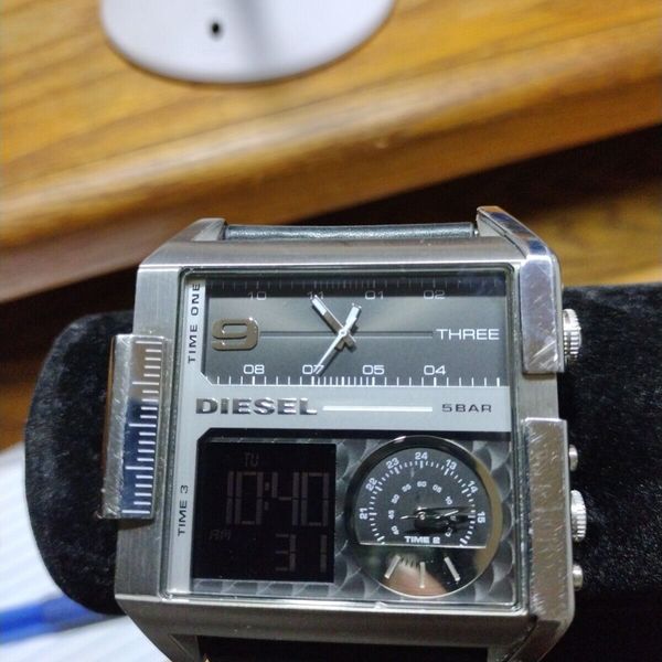 Diesel DZ7208 SBA Analog-Digital Black Dial Watch | WatchCharts Marketplace