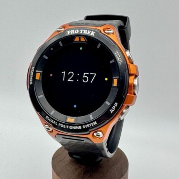 CASIO Protrek Smart WSD-F20-RG Watch Digital Orange with Charging cable ...