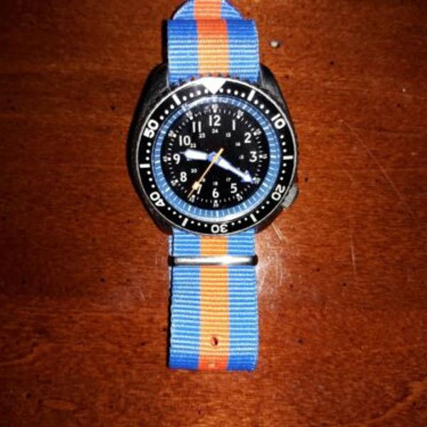 Seiko Diver Custom Gulf SKX Nato | WatchCharts Marketplace