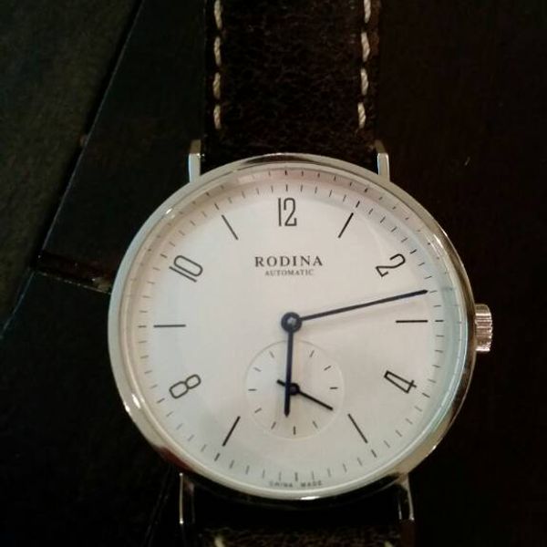 Rodina Bauhaus design, white dial | WatchCharts Marketplace