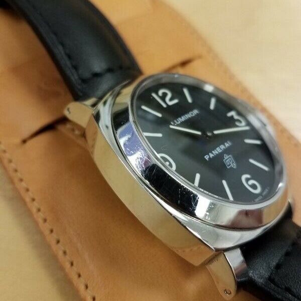 Panerai PAM 000 Luminor Logo stainless steel | WatchCharts Marketplace