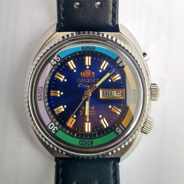 ORIENT SEA KING DIVER AUTOMATIC JUMBO INNER BEZEL BLUE DIAL | WatchCharts Marketplace