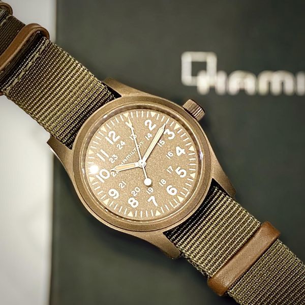 [WTS] Hamilton Khaki Field Mechanical H69449961, 38mm Earth PVD, Dark ...