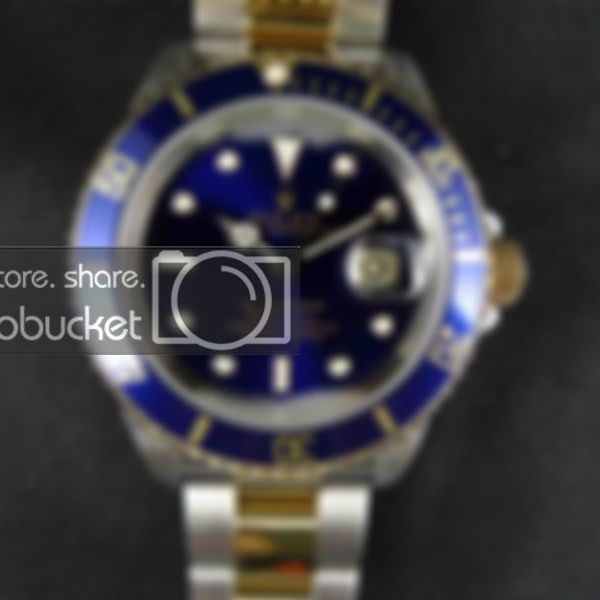 FS: Rolex 2 Tone Sub Blue Dial "D" Serial | WatchCharts Marketplace