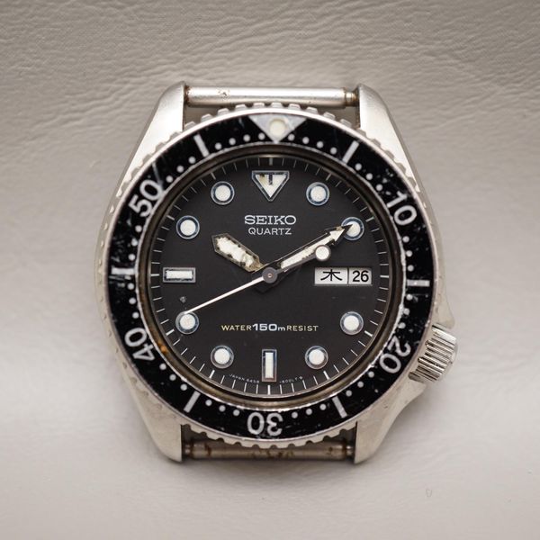 [WTS] Vintage 1982 Seiko 6458-6000 150M Water Resist 37mm Quartz Watch ...