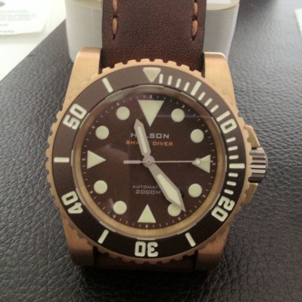 FS Helson Bronze (brown dial and brown insert) | WatchCharts Marketplace