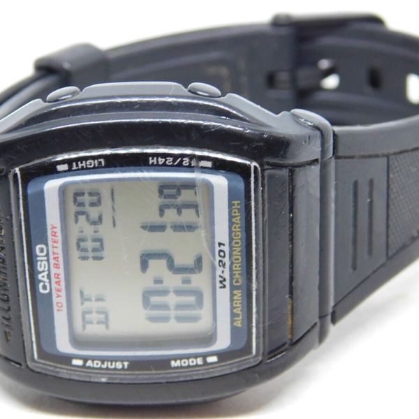 Casio Illuminator 2879 W-201 Quartz Digital Men's Watch | WatchCharts ...