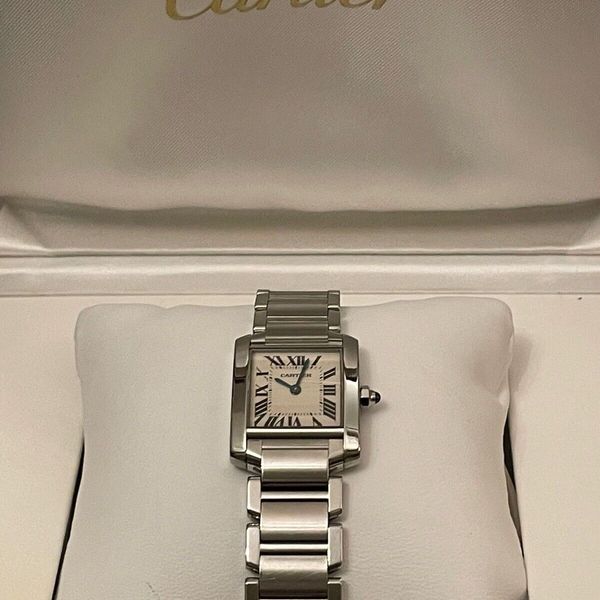 Cartier Tank Ladies Watch 2384 with CARTIER UK FULL SET | WatchCharts ...